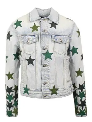 Amiri Amiri Chemist Trucker Denim Jacket Blue