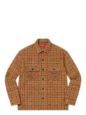 Supreme Heavy Flannel Shirt - Gold