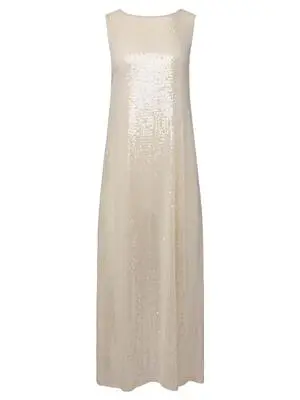 WeWoreWhat WeWoreWhat Sequin Maxi Dress Blush