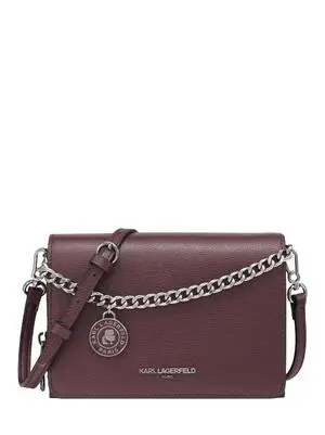 Karl Lagerfeld Paris Lourdes Crossbody - Raisin