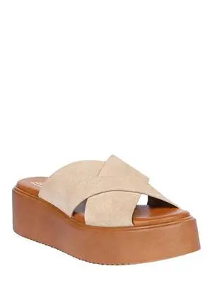 VIVI BLU SAINT G Yasmin Platform Sandal Beige