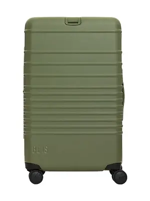 BEIS Béis The Medium Check-in Roller Suitcase - In Olive