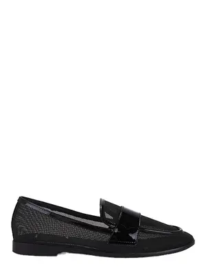 BLACK SUEDE STUDIO Arrow Loafer Black Mesh