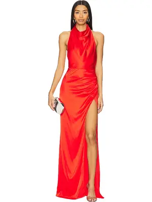 Nbd The Mathilde Gown - Red