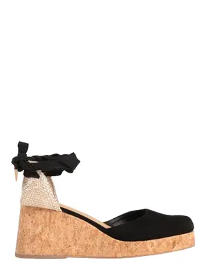 CastaÑer Pumps With Wedge Heel - Black