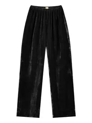 Donni. Velvet Simple Pants - Jet