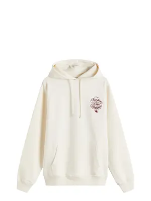 Drole De Monsieur Not From Paris Madame" Hoodie - Cream