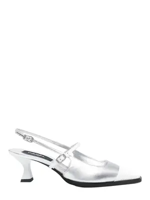 CAREL 50mm Cecile Pumps - Silver