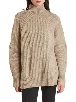 OYUN Lori Funnel Neck Tunic - Sable