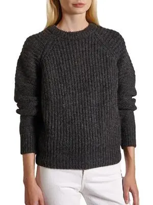 OYUN Alpaca Crew Neck Sweater - Caviar