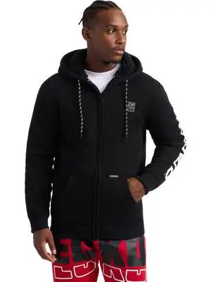 ECKO UNLTD. One Hit Faux Shearling Hoodie - Black