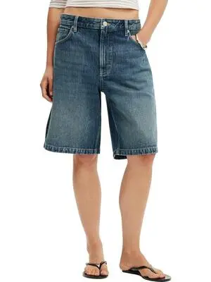 COTTON ON Baggy Denim Shorts - Affection Blue