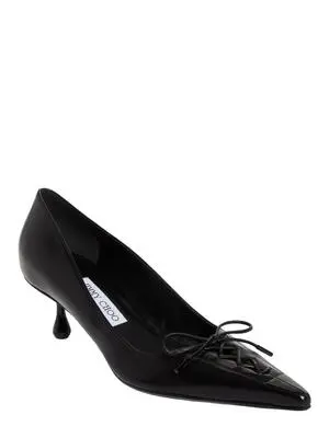 JIMMY CHOO Scarlett Pointed-toe Pump - Black