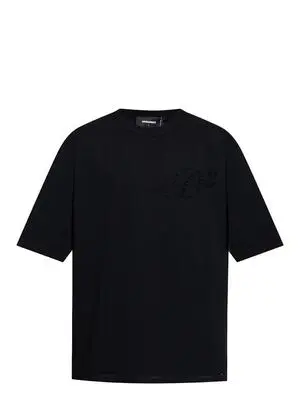 Dsquared2 Logo-embellished T-shirt - Black