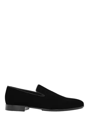 Etro Suede Loafers - Black