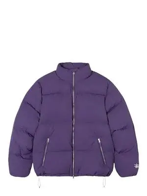 StÜssy Nylon Down Puffer Jacket - Purple