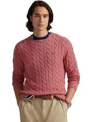 Polo Ralph Lauren Cable-Knit Cotton Sweater Andover Cream