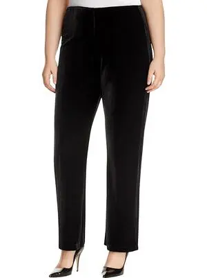 Lyssé Velvet Pants - Black