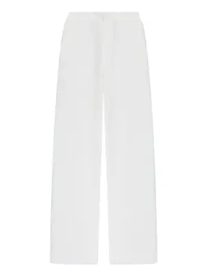 Dsquared2 High-waisted Wide-leg Trousers - White
