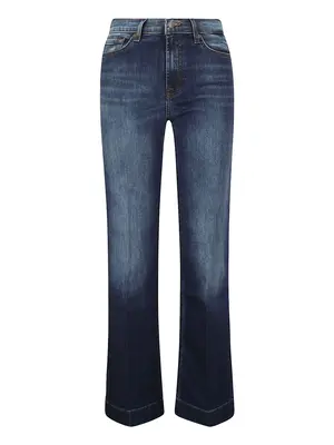 7 For All Mankind Logo-patch Jeans - Blue
