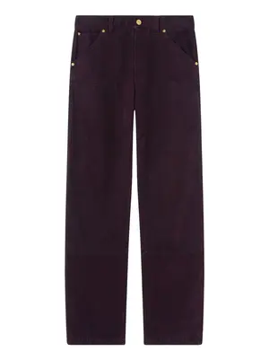 Versace Overdyed Carpenter Trousers - Red