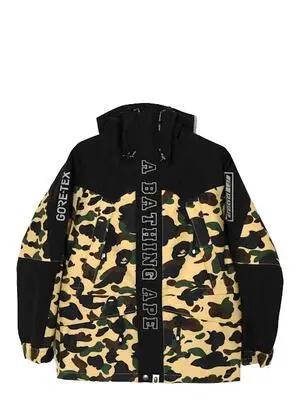 A BATHING APE Gore-tex 1st Camo Snowboard Jacket - Yellow