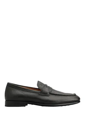 TOD & APOS;S Tod's Mocassino Gomma Leather Loafers - Black