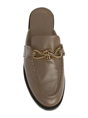 Bottega Veneta Bottega Veneta Astaire Knot Leather Loafer Mules Pinecone