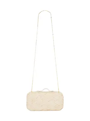 Poolside The East West Clutch With Top Handle - Sand