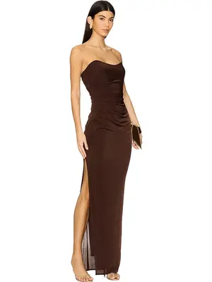 Katie May Sway Gown Chocolate