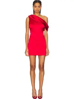 Line & Dot Harles Mini Dress - Red