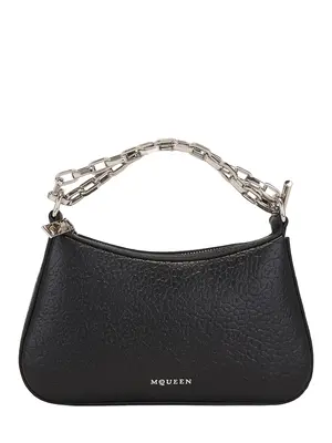 Alexander McQueen Cross Bar Pouch Bag - Black