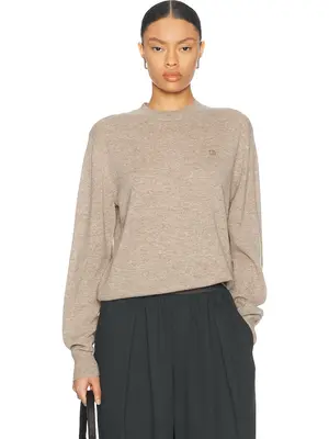 Acne Studios Kalas Crewneck Sweater - Greige Melange