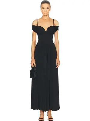 SIMKHAI SIMKHAI Amarantha Off Shoulder Dress