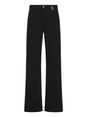 Alexander McQueen Wide-leg Jeans - Black