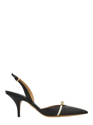 FERRAGAMO Mini Bow Slingback - Black