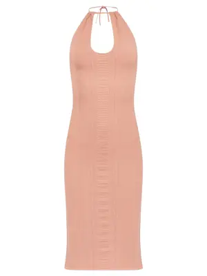 Dsquared2 Cut-out Detailing Midi Dress - Pink