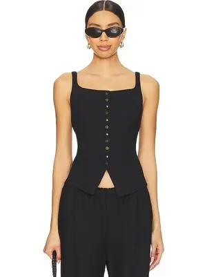 Free People A Moment In Time Vest - Black