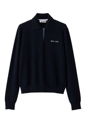 MIU MIU Miu Miu Cashmere Polo Shirt