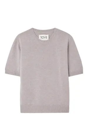 Tove Lura Cashmere Top - Gray