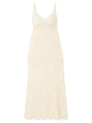 Rabanne Guipure Lace Maxi Dress - Ivory