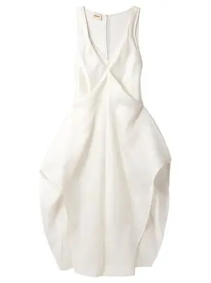 Khaite Kenith Draped Gown - Ivory