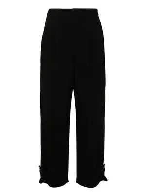 Loewe Anagram Tab Tapered Trousers - Black