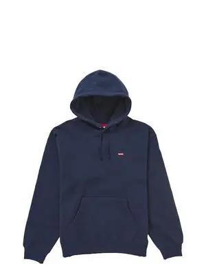 Supreme Small Box Hooded Sweatshirt - Navy Blue
