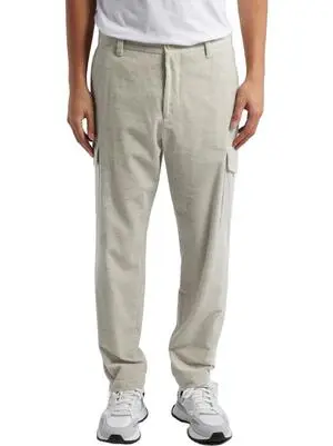 Hugo Boss Boss Cotton & Cashmere Corduroy Cargo Trousers - Natural