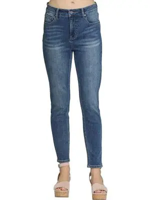 APNY Ankle Skinny Jeans - Medium Indigo