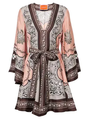 La DoubleJ Magnifico Printed Mini Dress - Multicoloured