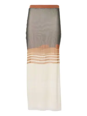 SIR. Breeze Bandeau Striped Maxi Skirt - Multicoloured