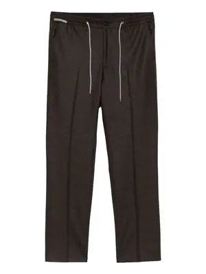 Corneliani Drawstring Trousers - Brown