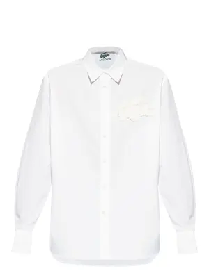 Lacoste Logo Appliqué Shirt - White